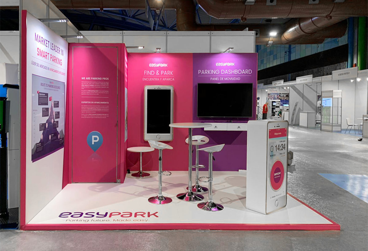 Diseño Stand Corporativo | Easypark | DIKA estudio creativo