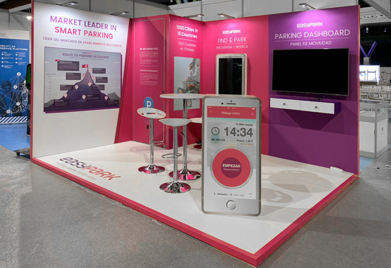 Diseño Stand Corporativo | Easypark | DIKA estudio creativo